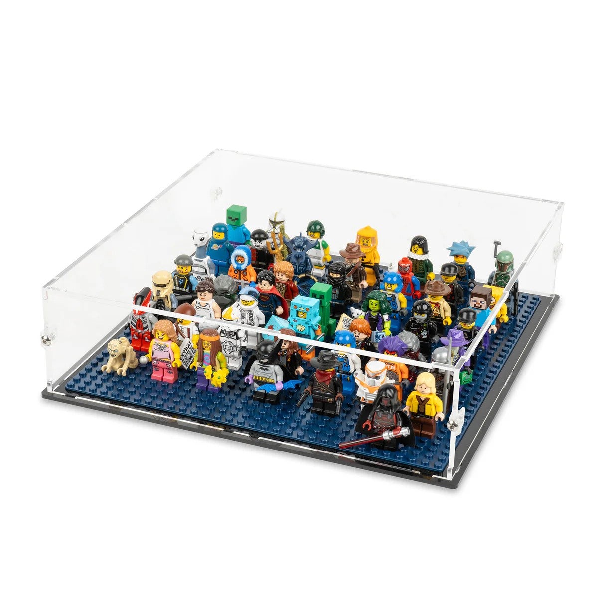 LEGO® Minifigure 32x32 Baseplate Display Case by Kingdom Brick Supply ...
